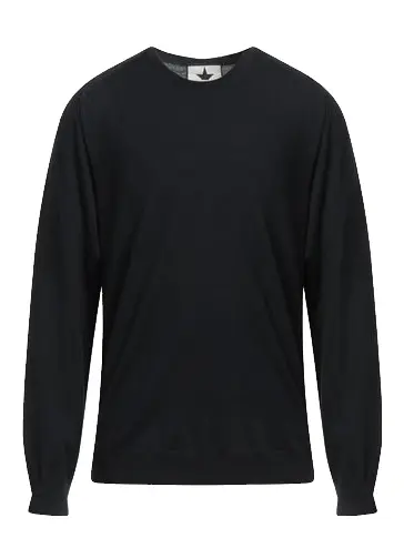 MACCHIA J Mélange Merino Wool Sweater - Black