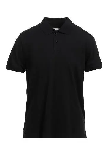 BIKKEMBERGS Polo Shirt Size Cotton, Elastane, Polyester - Black