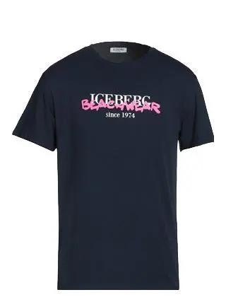 Iceberg T-shirt Size Cotton, Elastane - Navy