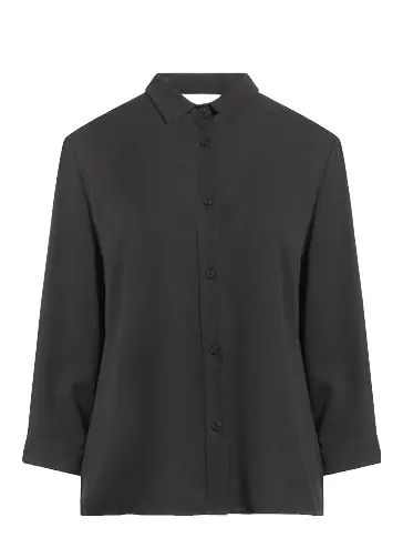FRANKIE MORELLO Crepe Shirt - Black