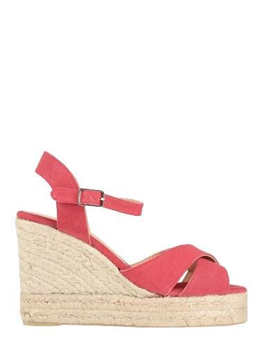 CastaÑer Wedge Espadrilles With Buckle Fastening - Brick