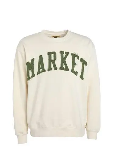MARKET Vintage Wash Crewneck Sweatshirt - White