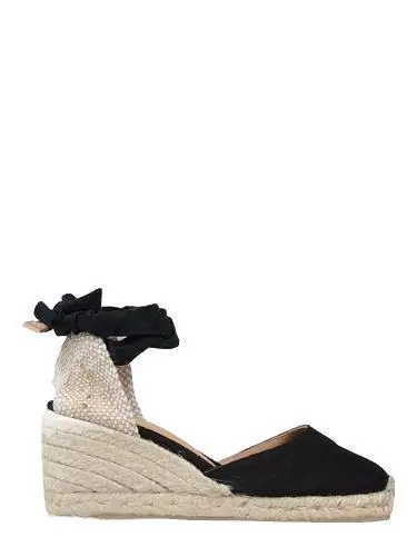 CastaÑer Espadrilles With Ankle Strap - Black