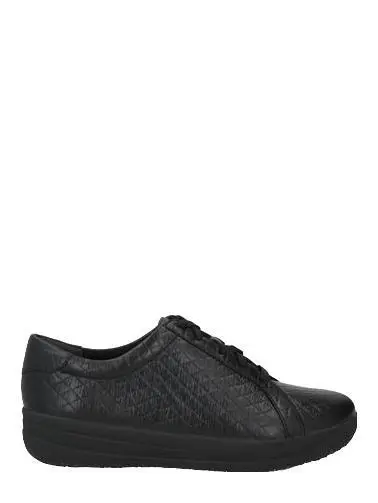 Fitflop Soft Leather Sneakers - Black