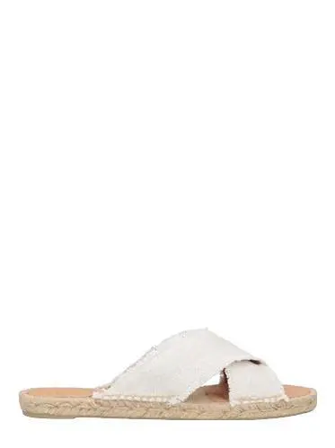 CastaÑer Textile Fibers Espadrille Sandals - Off White