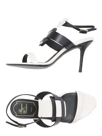 ROGER VIVIER Sandals In Leather - White