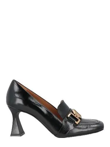 BRUNO PREMI Leather Pumps With Appliqués - Black