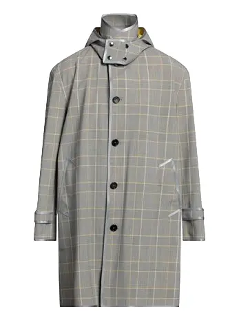 Dolce & Gabbana Glen Plaid Overcoat - Grey