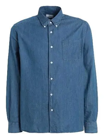 Woolrich Classic Indigo Shirt Shirt Size Cotton - Blue