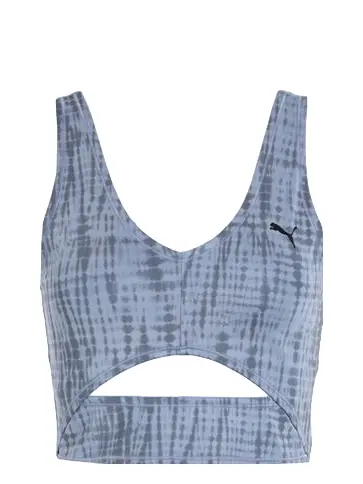 PUMA Studio Aop Crop Top - Blue