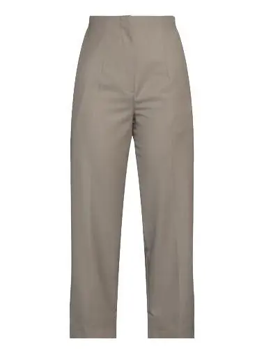 Sandro Solid Color Tapered Leg Pants - Taupe