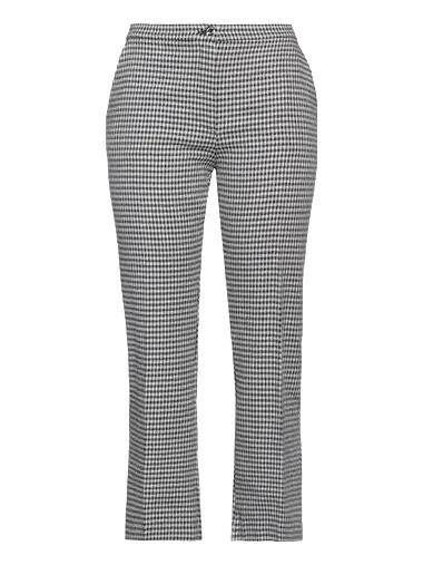 Pinko Straight-leg Houndstooth Flannel Pants - Blue
