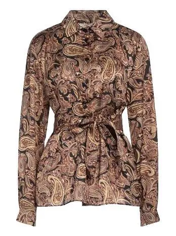 Liu Jo Paisley-print Bow Shirt - Beige