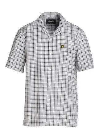 LYLE & SCOTT Shirt Size Cotton, Linen - Grey