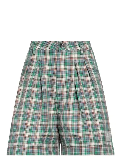 DEPARTMENT 5 Checked Shorts - Green