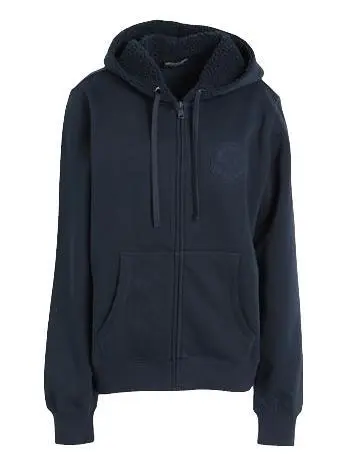 Emporio Armani Cotton-blend Fleece Sweatshirt - Navy Blue