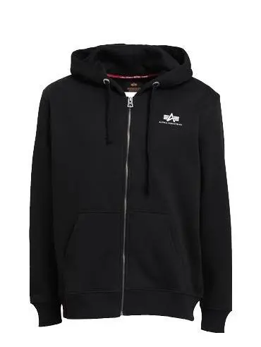 Alpha Industries Cotton-blend Fleece Sweatshirt - Black