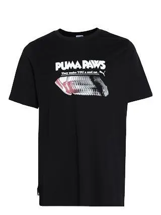 PUMA Graphics Paws Archive Tee T-shirt Size Cotton - Black