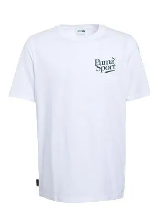 PUMA Graphics Legacy Tee T-shirt Size Cotton - White