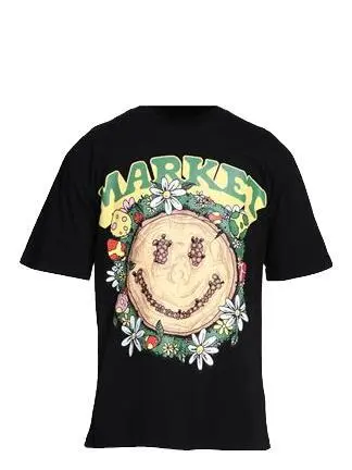 MARKET X Smiley Smiley Decomposition T-shirt T-shirt Size Cotton - Black