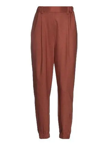 SOALLURE Tapered Leg Trousers - Red