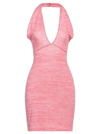 NA-KD Knitted Bodycon Mini Dress - Pink