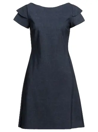 Chiara Boni La Petite Robe Mini Flared Dress - Navy