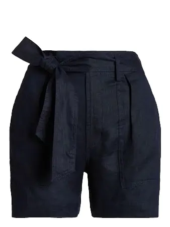 Ralph Lauren Belted Linen Short - Navy