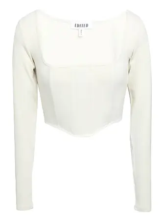EDITED Merian Cropped Top - White
