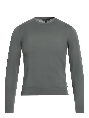 Armani Exchange Sweater In Cotton, Cashmere, Polyamide, And Elastane - Sage Green