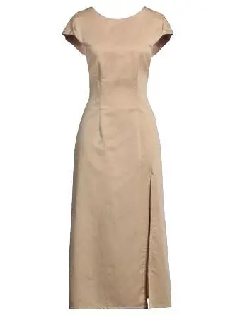 SEMICOUTURE Midi Dress - Beige