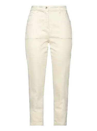 Patrizia Pepe Straight Leg Pants - Beige