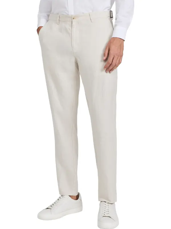 Onia Linen Trousers - Stone