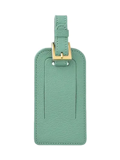 Gigi New York Leather Luggage Tag - Natural