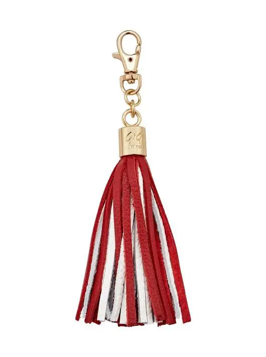 Gigi New York Tassel Bag Charm - Natural