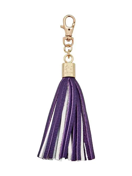 Gigi New York Tassel Bag Charm - Natural