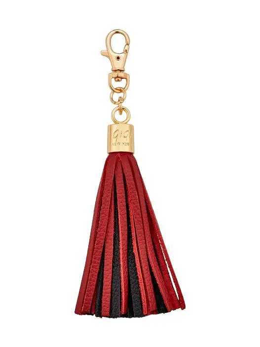 Gigi New York Tassel Bag Charm - Natural
