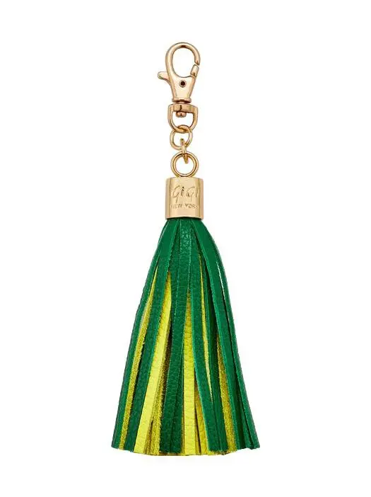 Gigi New York Tassel Bag Charm - Natural