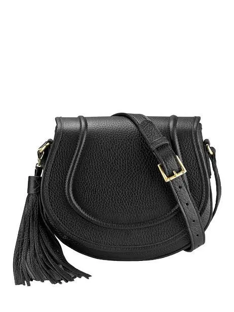 Gigi New York Jenni Saddle Bag - Black
