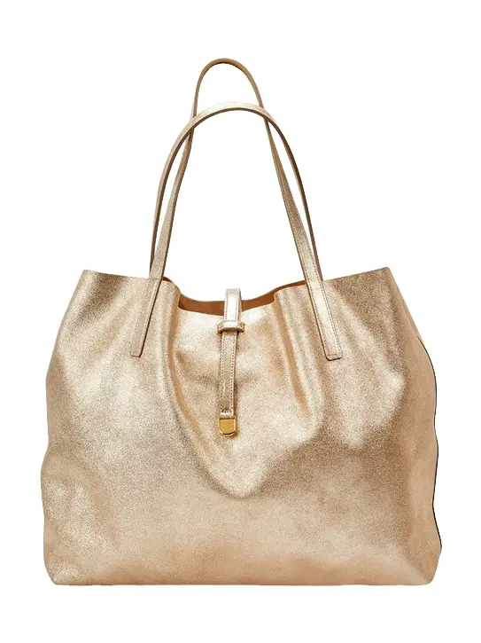 Gigi New York Reversible Luna Tote - Metallic