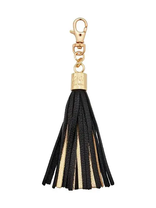 Gigi New York Tassel Bag Charm - Natural