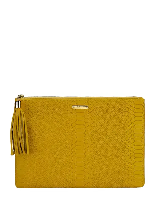 Gigi New York Uber Clutch - Natural