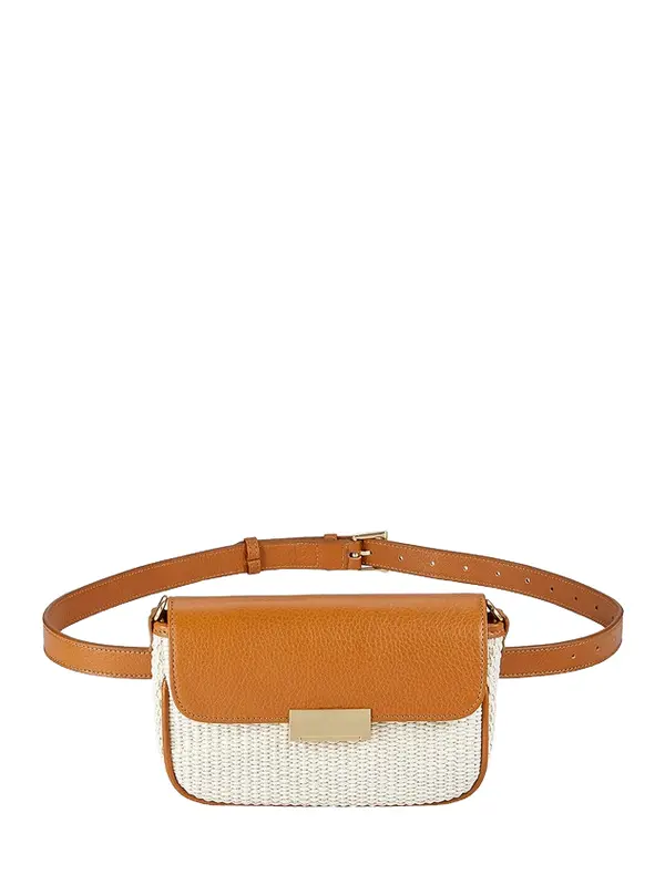 Gigi New York Carrie Crossbody Belt Bag - Natural