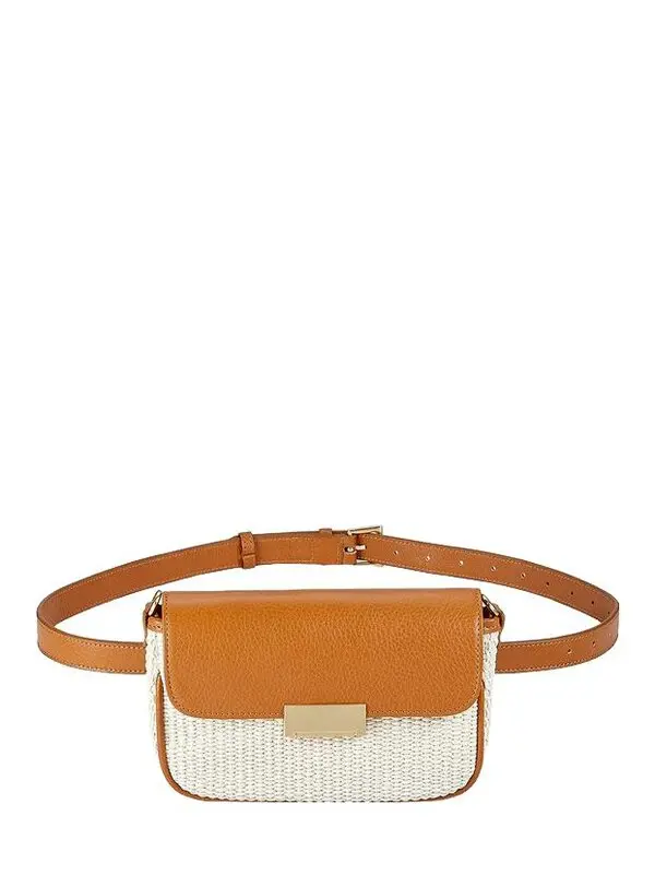 Gigi New York Carrie Crossbody Belt Bag - Natural