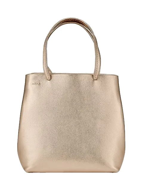Gigi New York Sydney Mini Shopper Leather - Metallic