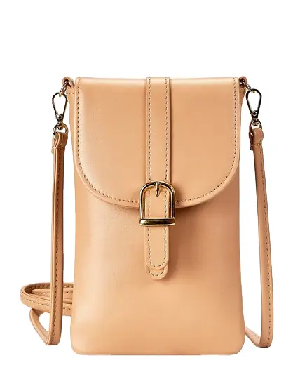 Gigi New York Emmie Phone Crossbody - Natural