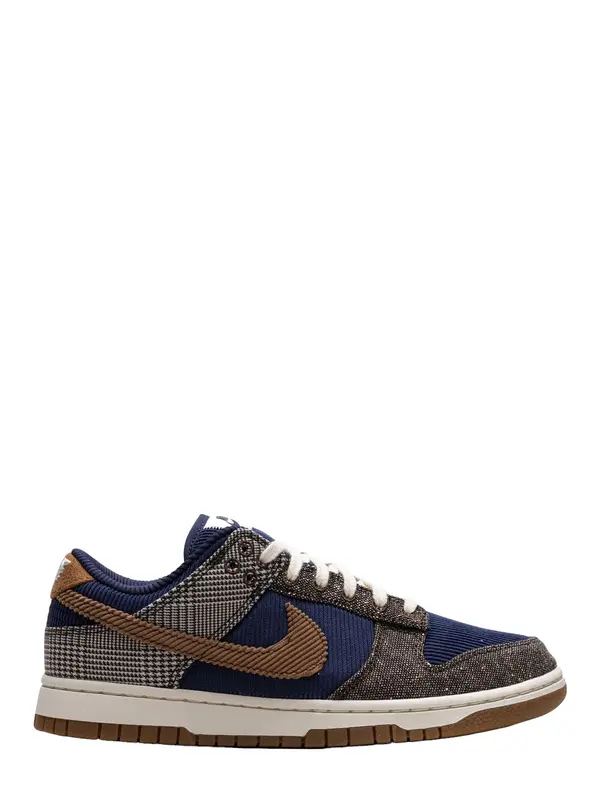 Nike Dunk Low Tweed Corduroy Sneakers - Blue