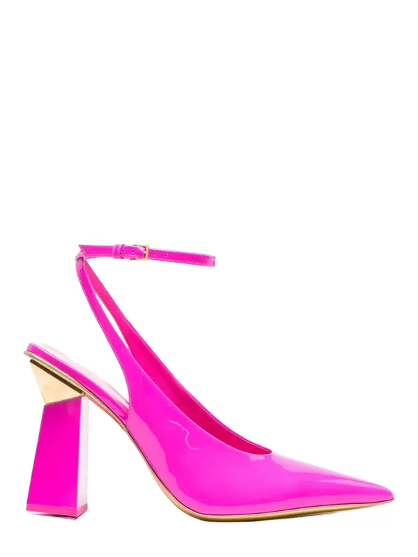 Valentino Garavani One Stud Hyper 110mm Leather Pumps - Pink
