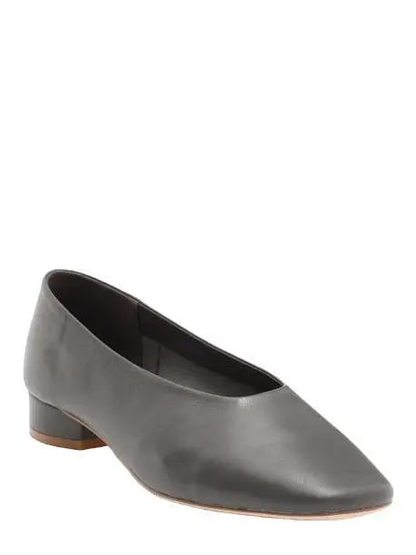Jeffrey Campbell Trustee Leather Pumps - Grey