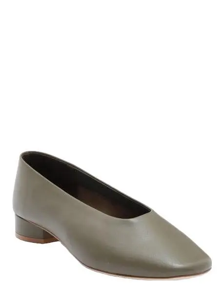 Jeffrey Campbell Trustee Leather Pumps - Olive